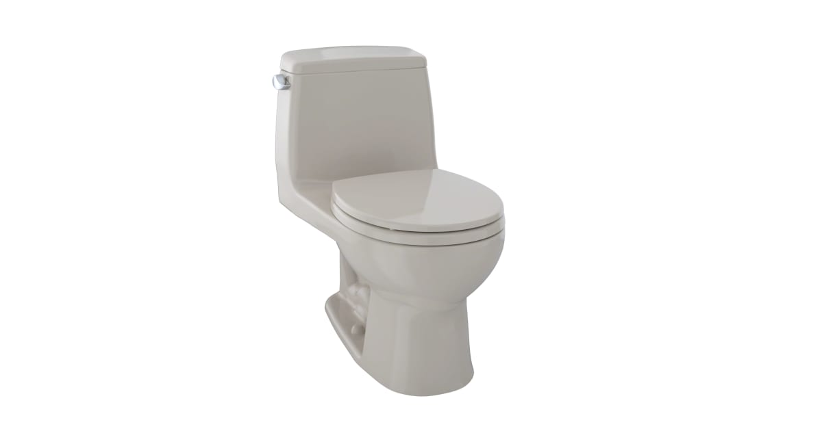 TOTO MS853113S#03 UltraMax 1.6 GPF One Piece Round Toilet - with Seat ...