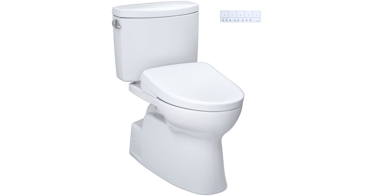 TOTO MW4744736CEFG#01 Vespin II 1.28 GPF Two Piece Elongated Chair ...