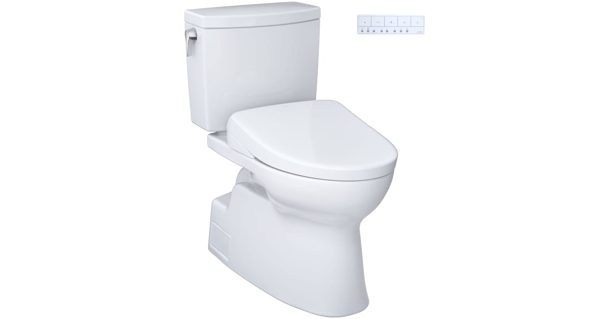 TOTO MW4744736CUFGA#01 Vespin II 1 GPF Two Piece Elongated Chair Height ...