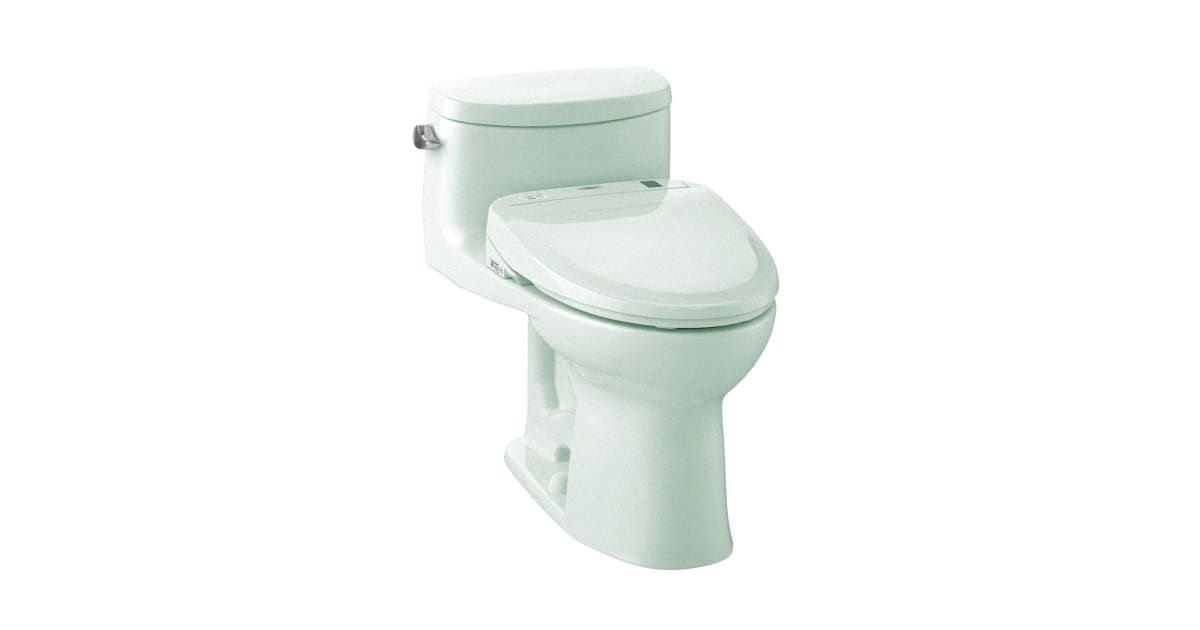 TOTO MW634574CEFG#01 Supreme II 1.28 GPF One-Piece Elongated Toilet ...