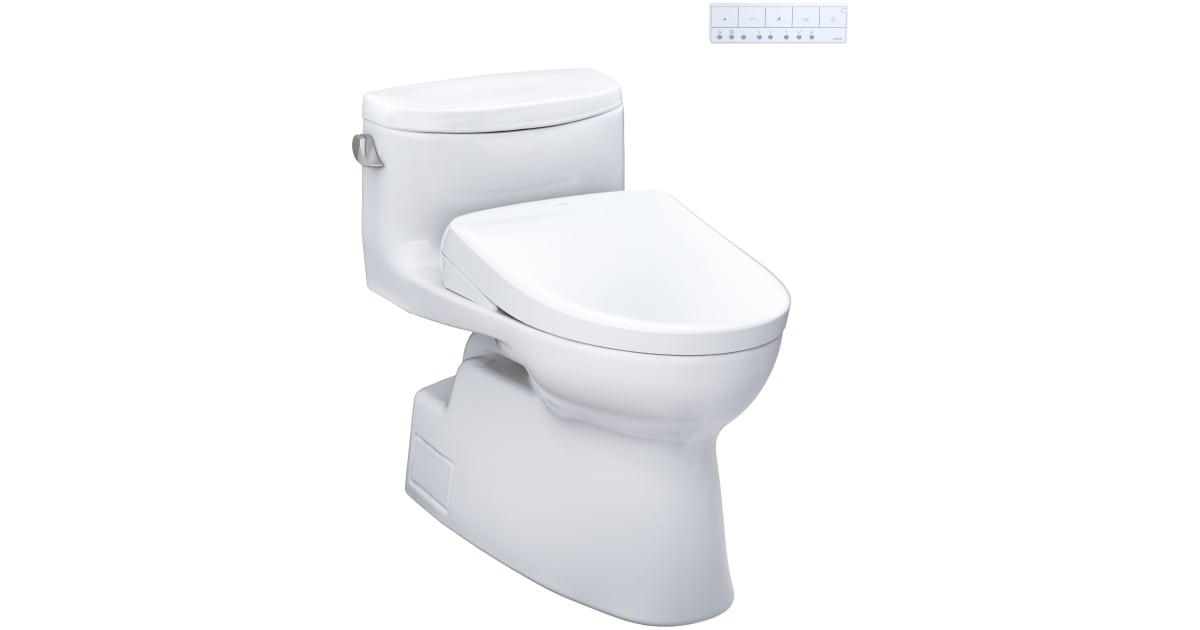 TOTO MW6444736CEFG#01 Carolina II 1.28 GPF One Piece Elongated Chair ...