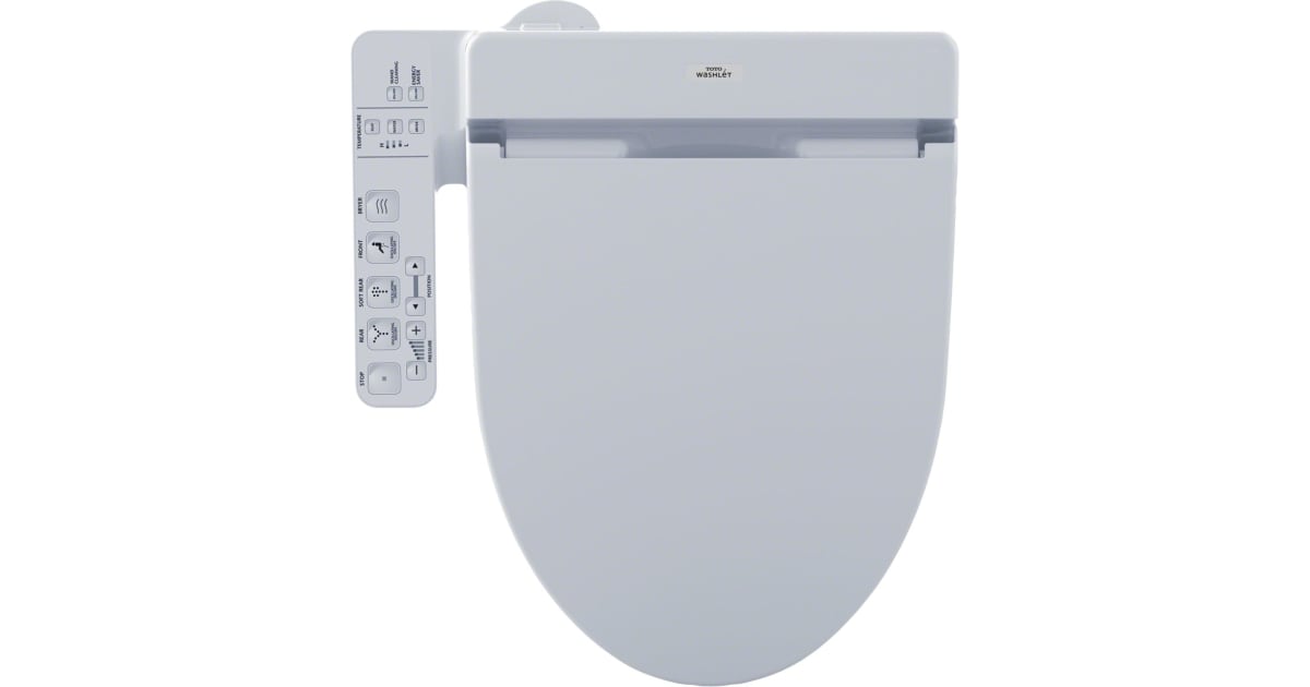 TOTO SW2034T20#01 Washlet+ C100 Elongated Soft Close Bidet Seat with ...