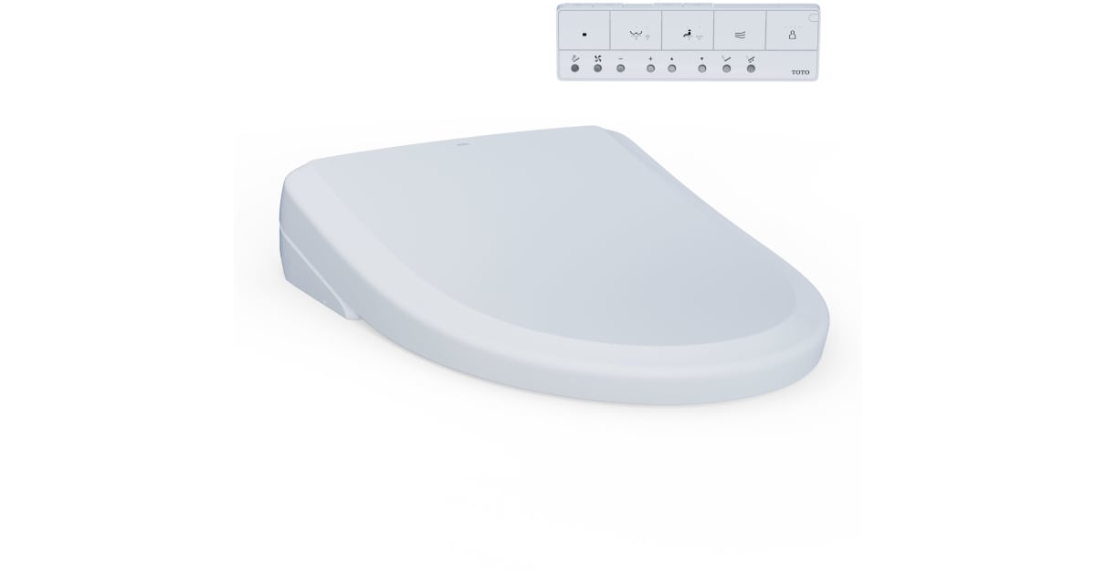 TOTO SW4724AT40#01 S7 Washlet Elongated Bidet Toilet Seat with EWATER+ ...