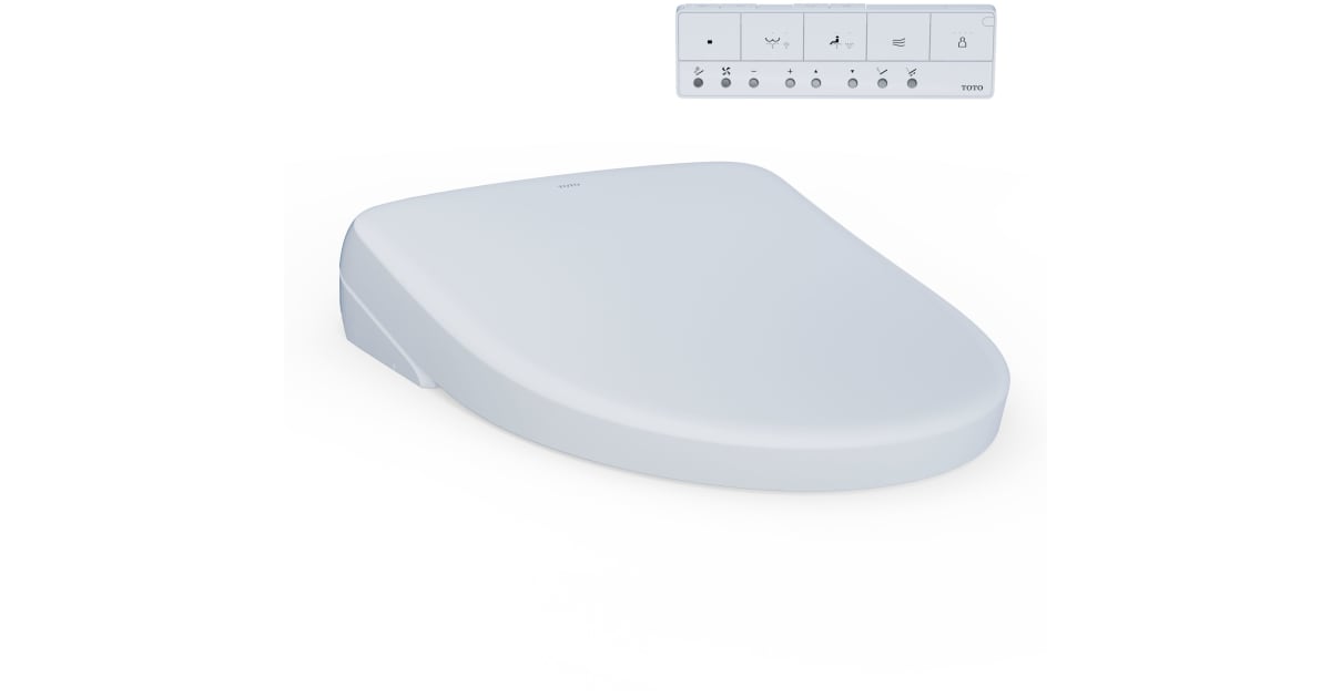 TOTO SW4726AT40#01 S7 Washlet Elongated Bidet Toilet Seat with EWATER+ ...