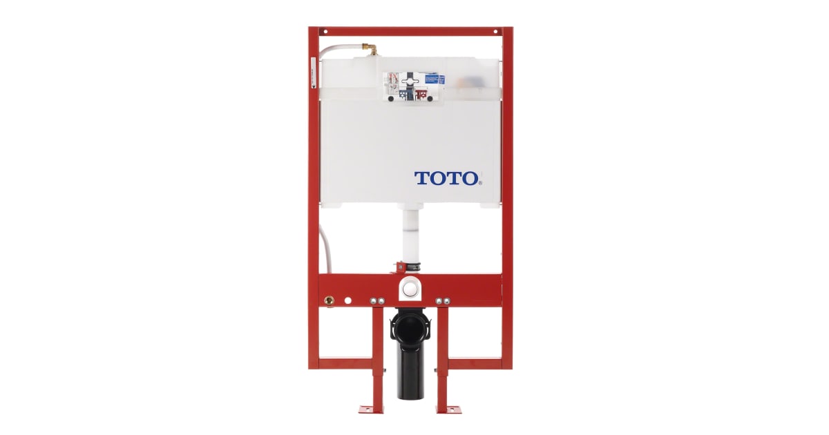 TOTO WT153M#01 DuoFit In-Wall Tank System for Wall Mounted Toilets ...