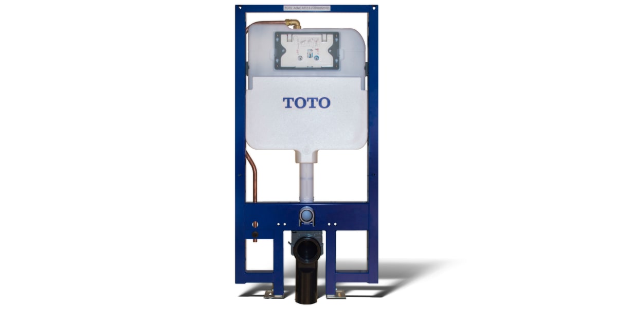 TOTO WT173M 1.28 GPF Dual Flush In-Wall Toilet Tank Only with Copper ...