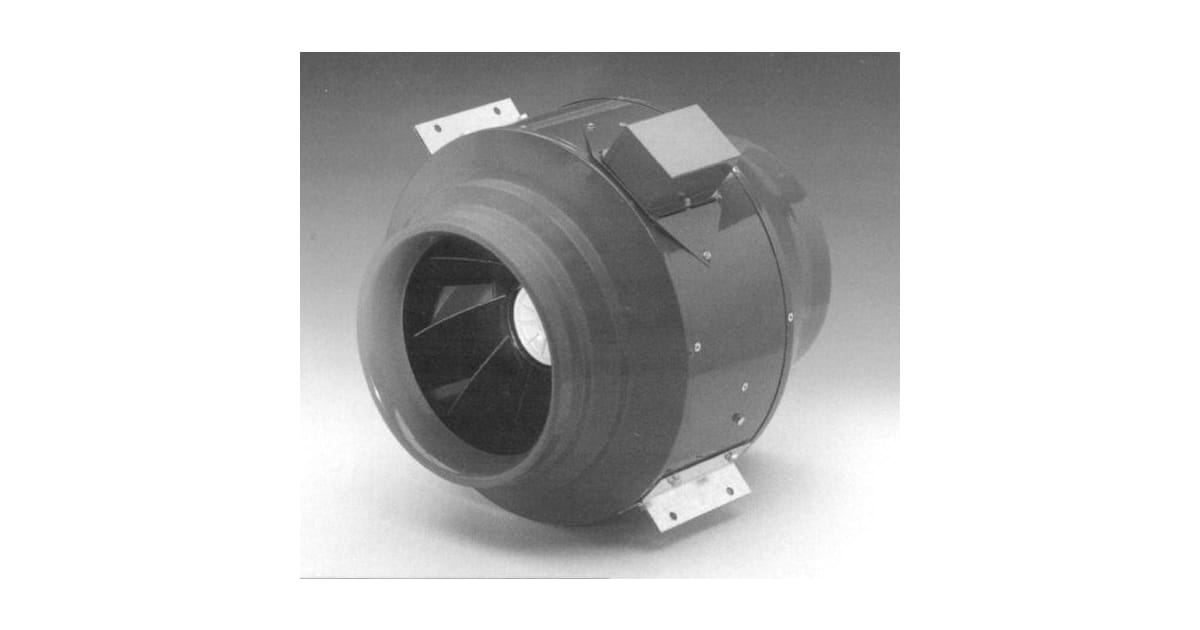 Trade-Wind PSD010XL 1,266 CFM In-Line Range Hood Blower with 10 Inch ...