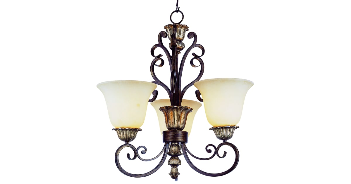 Trans Globe Lighting 2573 EBG Three Light Up Lighting Mini Chandelier ...