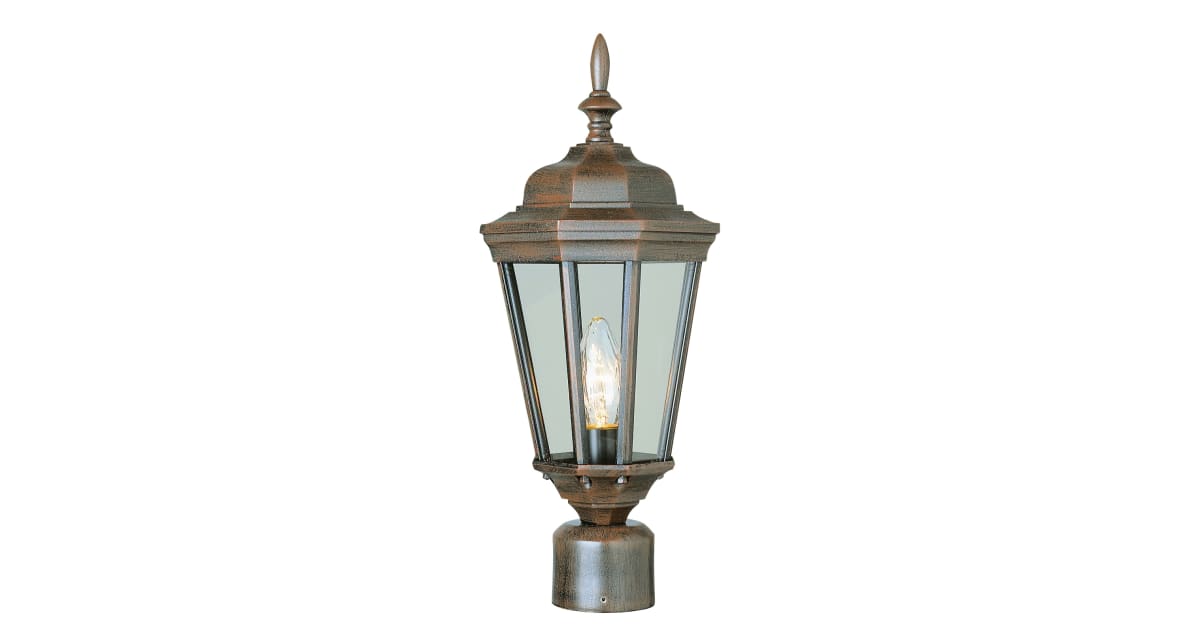 Trans Globe Lighting 4096 RT Single Light Medium Outdoor Post Light ...