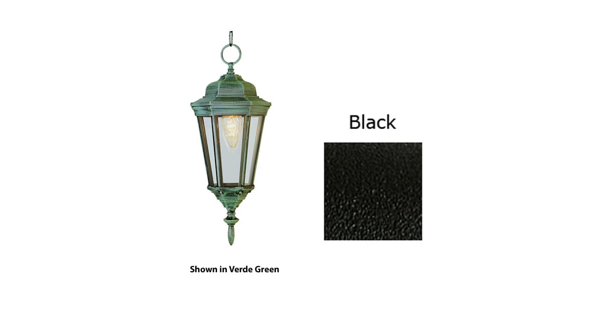 Trans Globe Lighting 4097 BK Single Light Down Lighting Outdoor Pendant ...