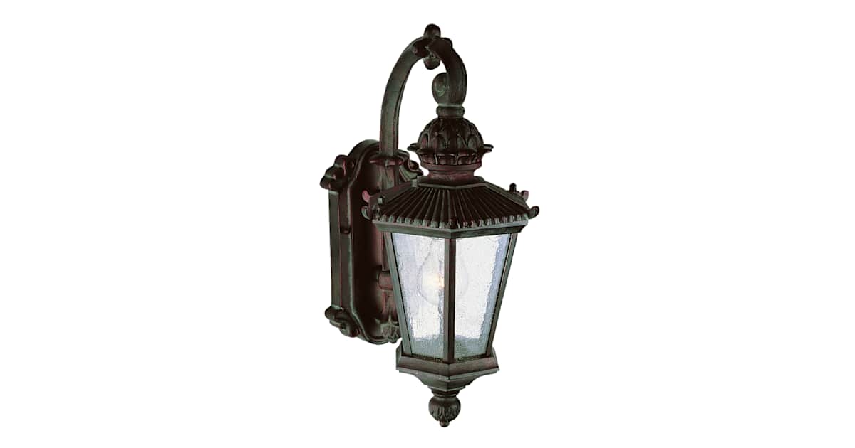Trans Globe Lighting 5131 BRT Single Light Down Lighting Outdoor Wall ...