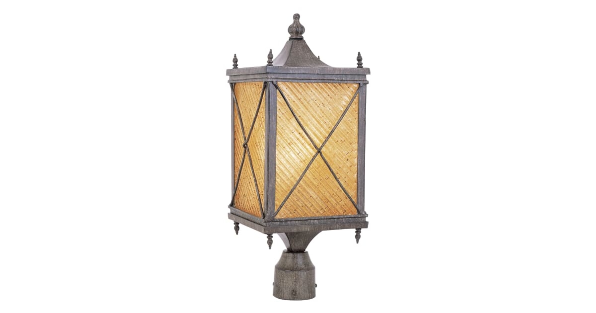 Trans Globe Lighting 5923 AR Single Light Medium Outdoor Post Light ...