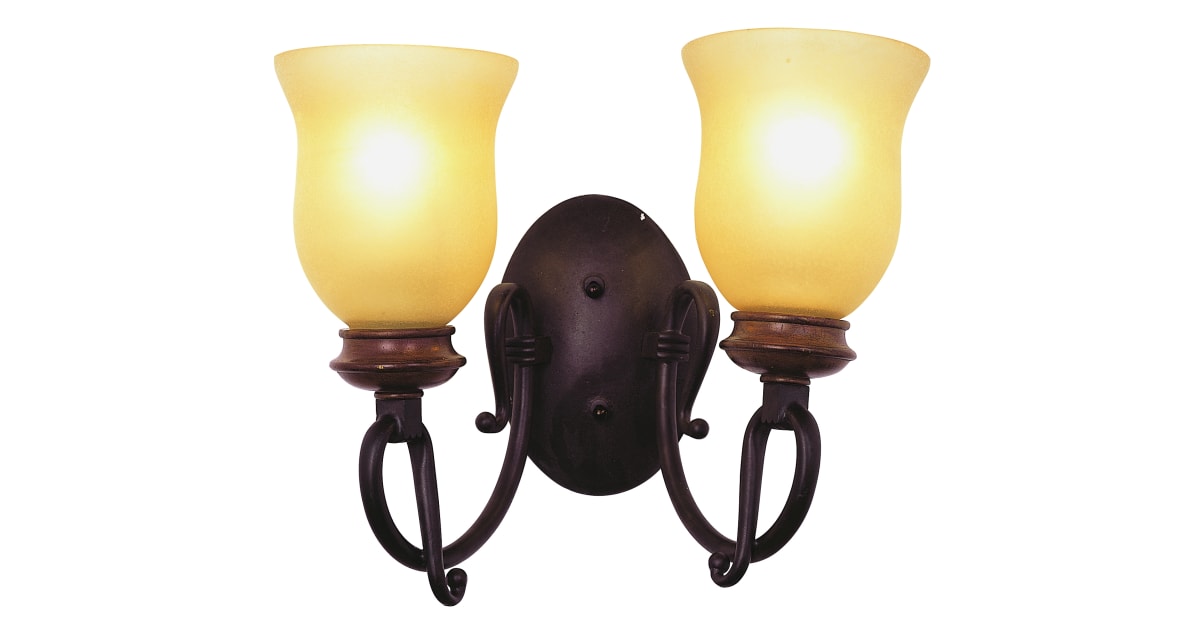 Trans Globe Lighting 6432 BZW Two Light Up Lighting Wall Sconce from ...