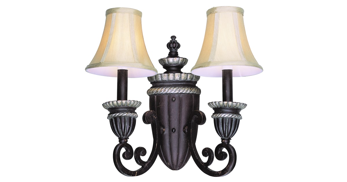 Trans Globe Lighting 7232 ABZ Two Light Up Lighting Wall Sconce from ...