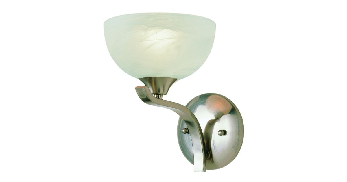 Trans Globe Lighting 7931 BN Single Light Up Lighting Wall Sconce from ...