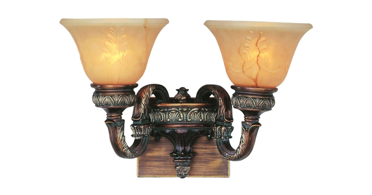 Trans Globe Lighting 8521 IC Two Light Up Lighting Wall Sconce from the ...