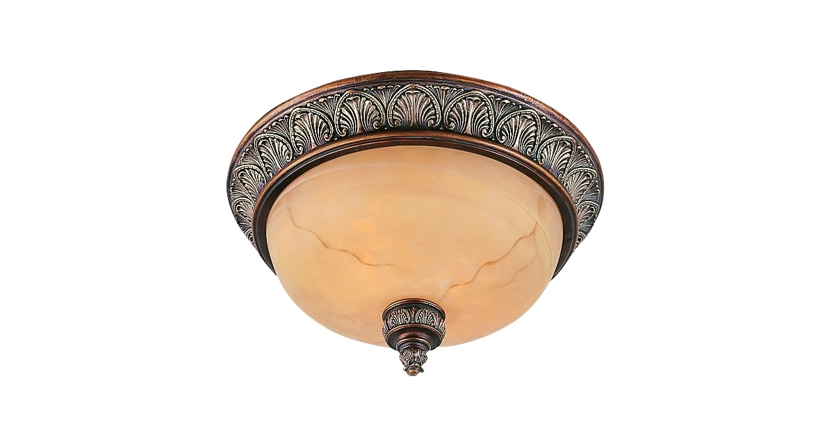 Trans Globe Lighting 8529 IC Three Light Down Lighting Flush Mount ...