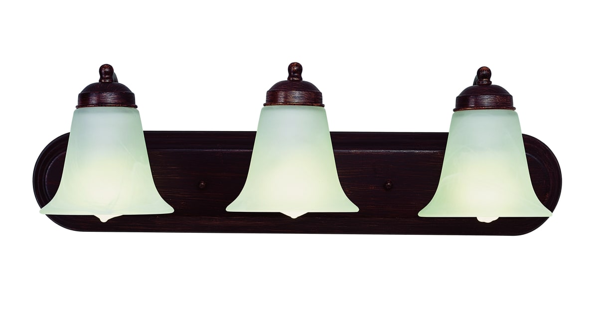 Trans Globe Lighting 3503 BN Rusty 3 Light 24" Wide Bathroom Vanity ...