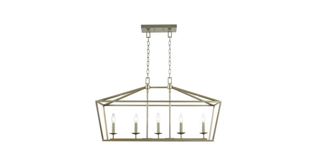 Trans Globe Lighting 10263 ASL Lacey 5 Light 36" Wide Taper Candle ...