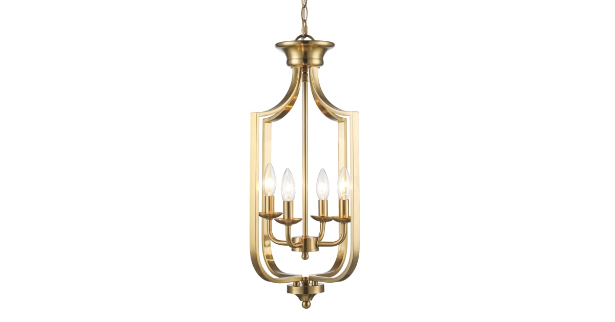 Trans Globe Lighting 11214 AG Hillcrest 4 Light 12" Wide Pendant ...