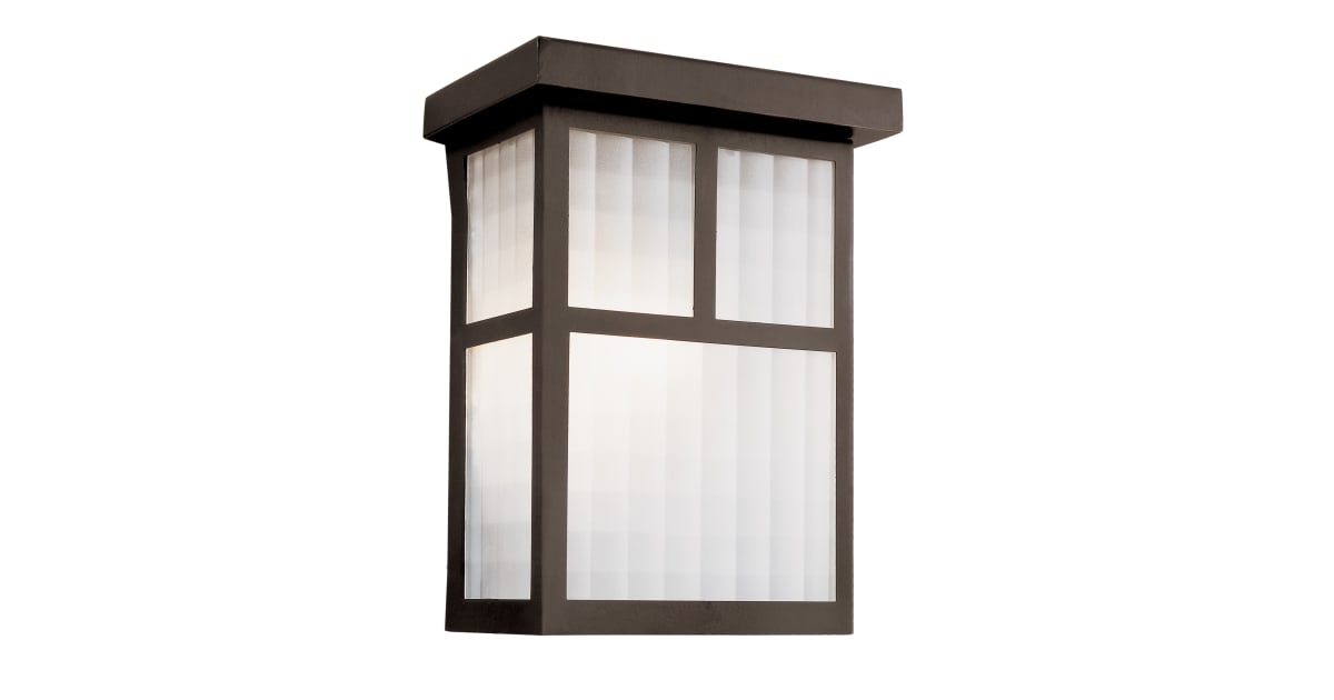 Trans Globe Lighting 40140 BK 1 Light 9" Outdoor Wall Sconce Patio ...
