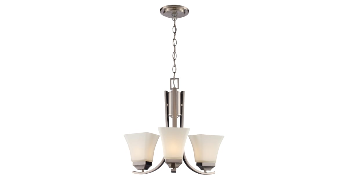 Trans Globe Lighting 70646 BN 3 Light 17" Wide Chandelier | Build.com