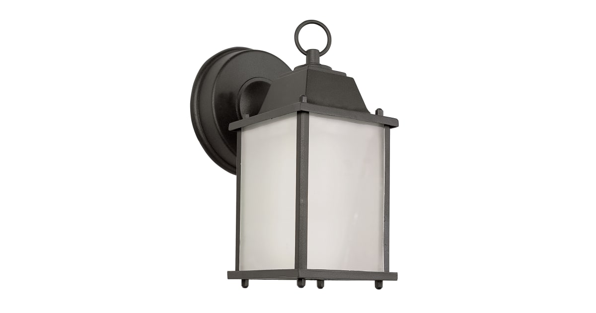 Trans Globe Lighting PL-40455 BK Patrician Single Light 9" Tall Outdoor ...