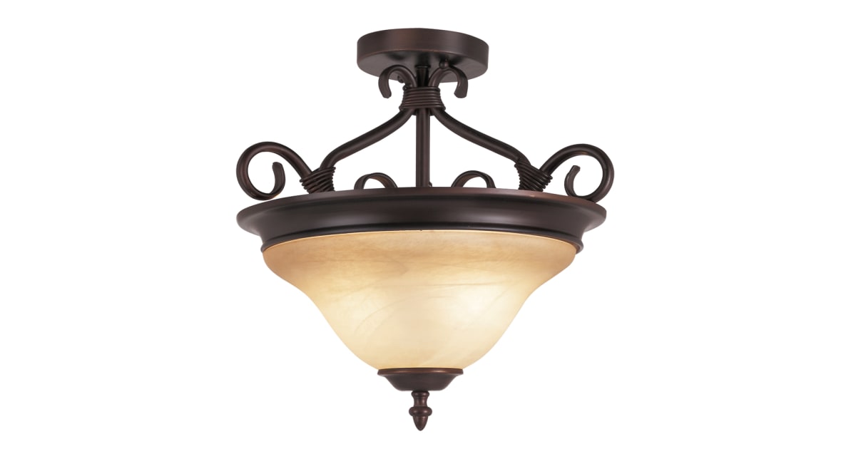 Trans Globe Lighting 70220 ROB 3 Light Semi-Flush Ceiling Fixture from ...
