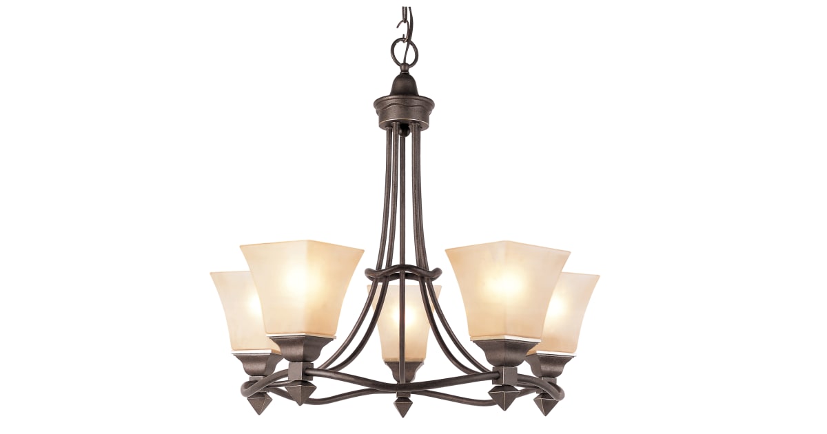 Trans Globe Lighting 70235 5 Light Up Lighting Chandelier from the Olde ...
