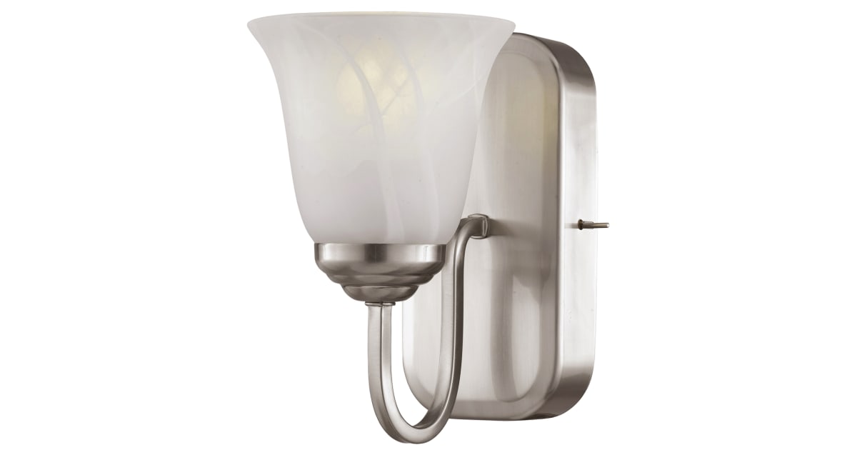 Trans Globe Lighting PL-10001 BN 1 Light Up Lighting Wall Sconce from ...