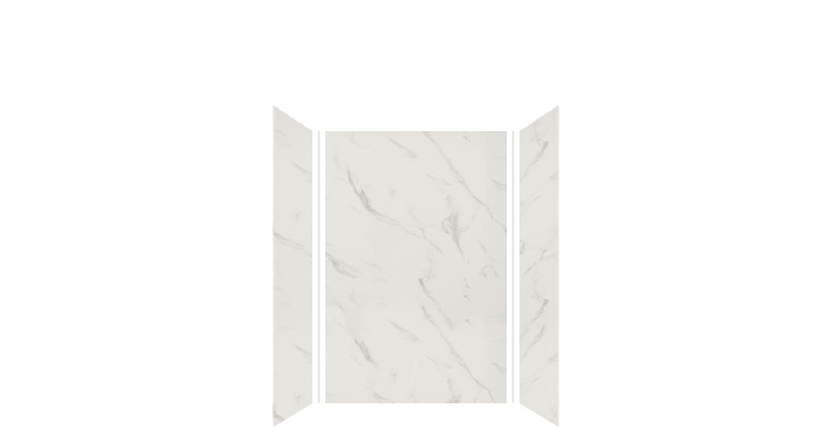 Transolid EWK483672-41 Expressions 48" W x 36" D x 72" H Three Panel ...