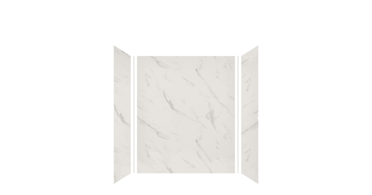 Transolid EWK603672-41 Expressions 60" W x 36" D x 72" H Three Panel ...