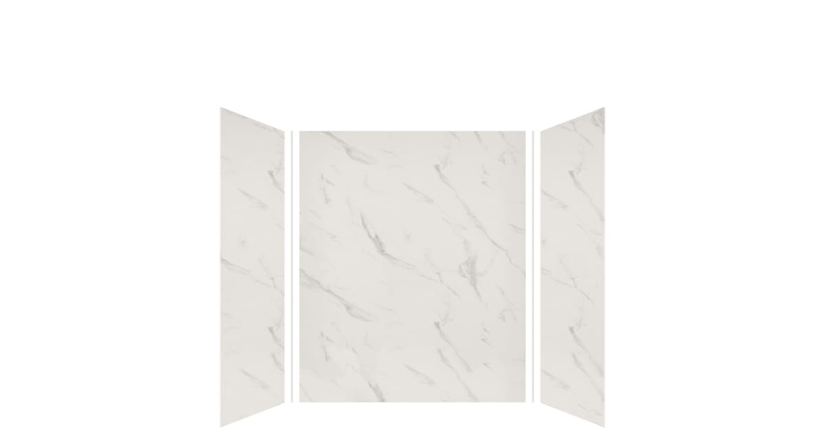 Transolid EWK604872-41 Expressions 60" W x 48" D x 72" H Three Panel ...