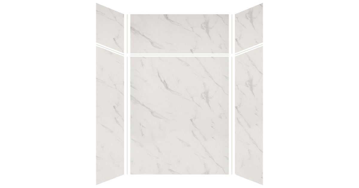 Transolid EWKX604896-41 Expressions 60" W x 48" D x 96" H Six Panel ...