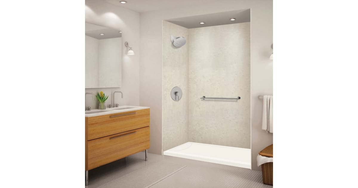 Transolid FSLB6032L-02 FSL-Series 60" x 32" Rectangular Shower Base ...