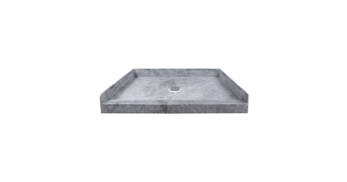 Transolid FTT4940C Ready Tile 49" x 40-1/2" Rectangular Shower Base ...