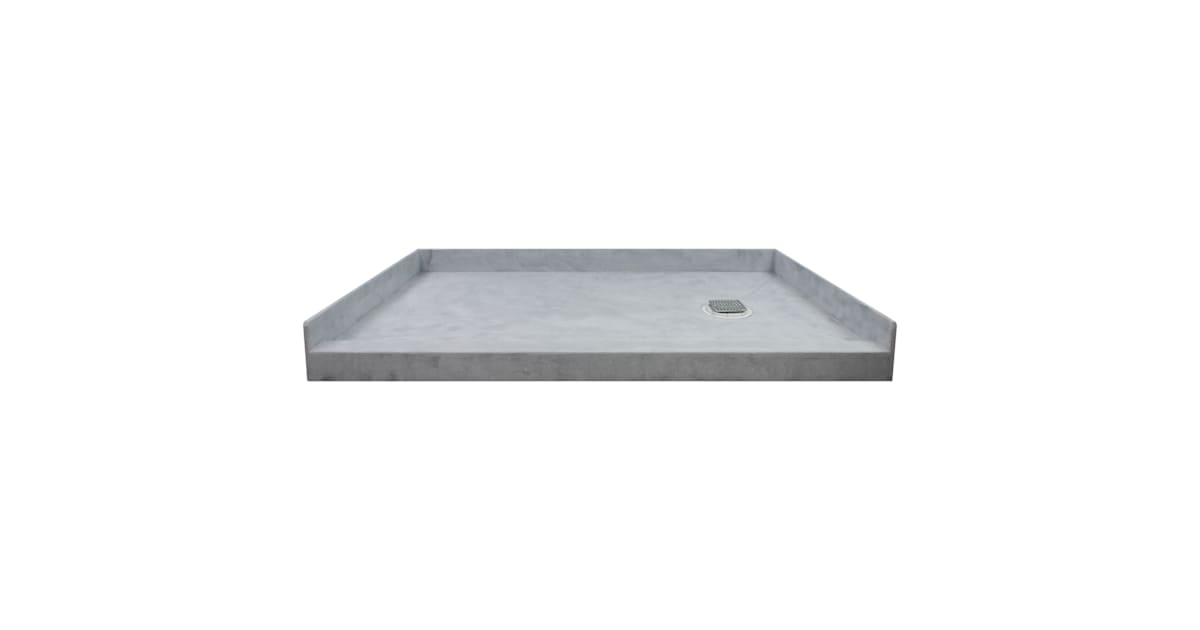Transolid FTT6036R Ready Tile 60" x 36" Rectangular Shower Base with ...
