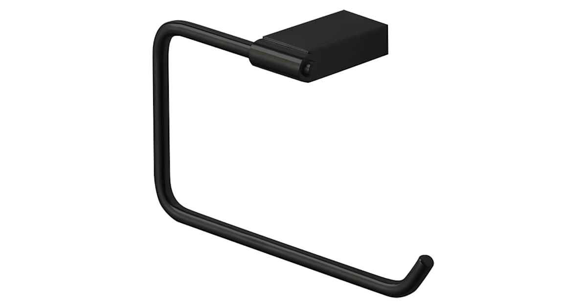 Transolid MTR-BK Maddox 8-1/4" Wall Mounted Towel Ring | Ferguson Home