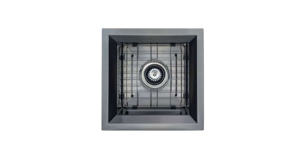 Transolid PUSB15159GM Studio 15" Undermount Single Basin Stainless ...