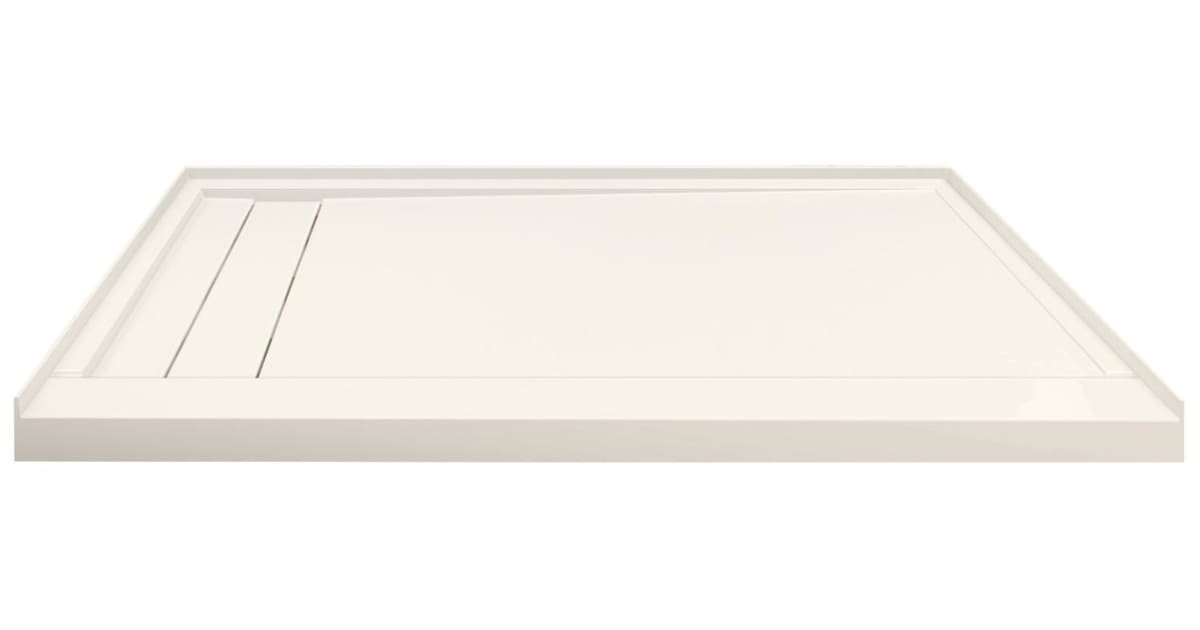 Transolid FLU6032L-32 FLU-Series 60" x 32" Rectangular Shower Base with ...