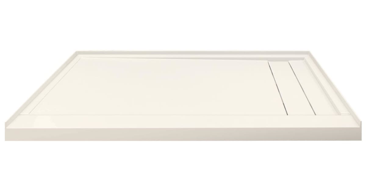 Transolid FLU6032R-32 FLU-Series 60" x 32" Rectangular Shower Base with ...