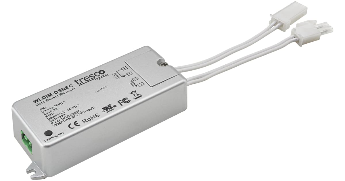 Tresco L-WLDSREC-1 12-24V FREEDiM Wireless Door Sensor Receiver ...