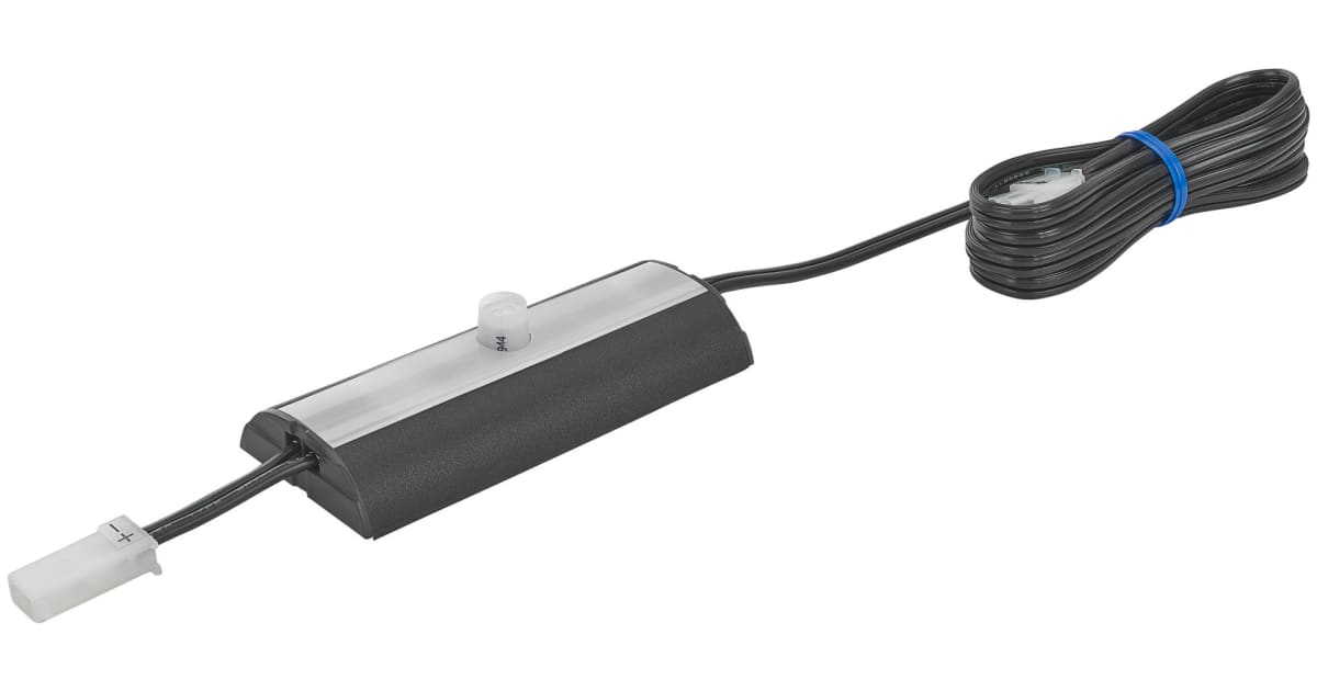 Tresco L-XCRVCBO30S-BL-1 12/24VDC Curved Profile Touch Dimmer/30 Second ...