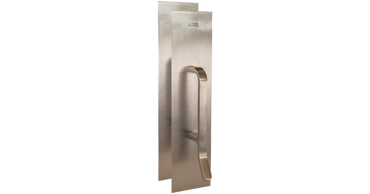 Trimco 1835-2.710CU Ultimate Restroom 3-1/2" x 15" Push and Pull Plate ...