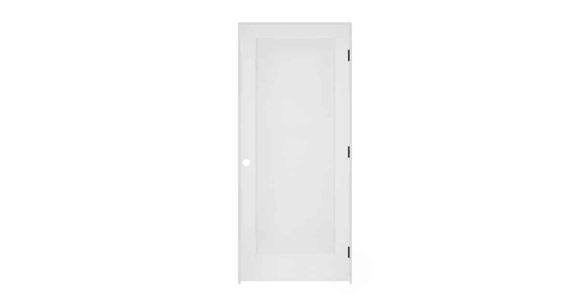Trimlite 1668138pri8020LH10B6916 18" x 80" 1 Panel Primed Prehung ...