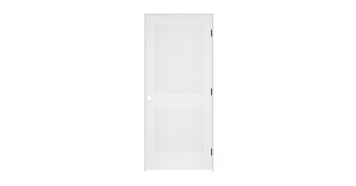 Trimlite 1668138pri8082LH10B6916 18" x 80" 2 Panel Primed Prehung ...