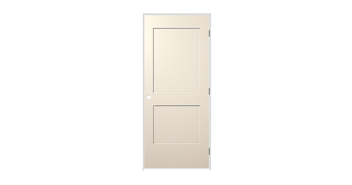 Trimlite 1668MHCMONLH1D4916 18" x 80" Primed 2-Panel Monroe Molded ...