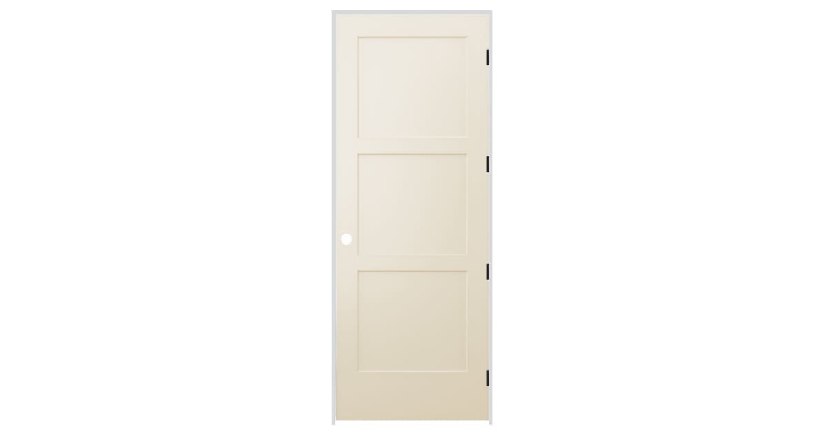 Trimlite 1680MHCBIRLH1D6916 18" x 96" Primed 3-Panel Birkdale Molded ...