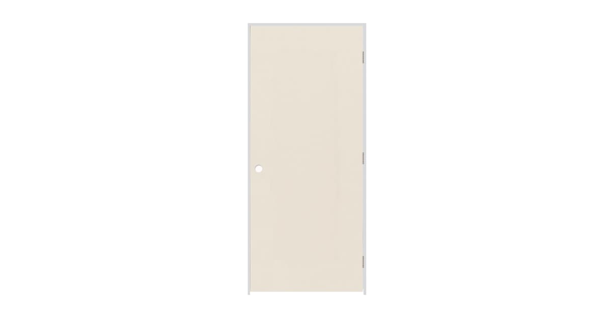 Trimlite 2068FSCPHBLH154916 24" x 80" Primed Hardboard Solid Core Flush ...
