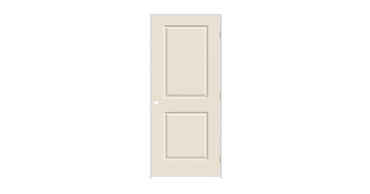 Trimlite 2068MSCCARLH26D6916 24" x 80" Primed 2-Panel Carrera Molded ...
